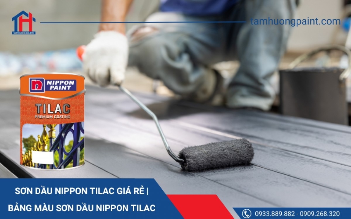 Sơn Dầu Nippon Tilac Giá Rẻ | Bảng Màu Sơn Dầu Nippon Tilac