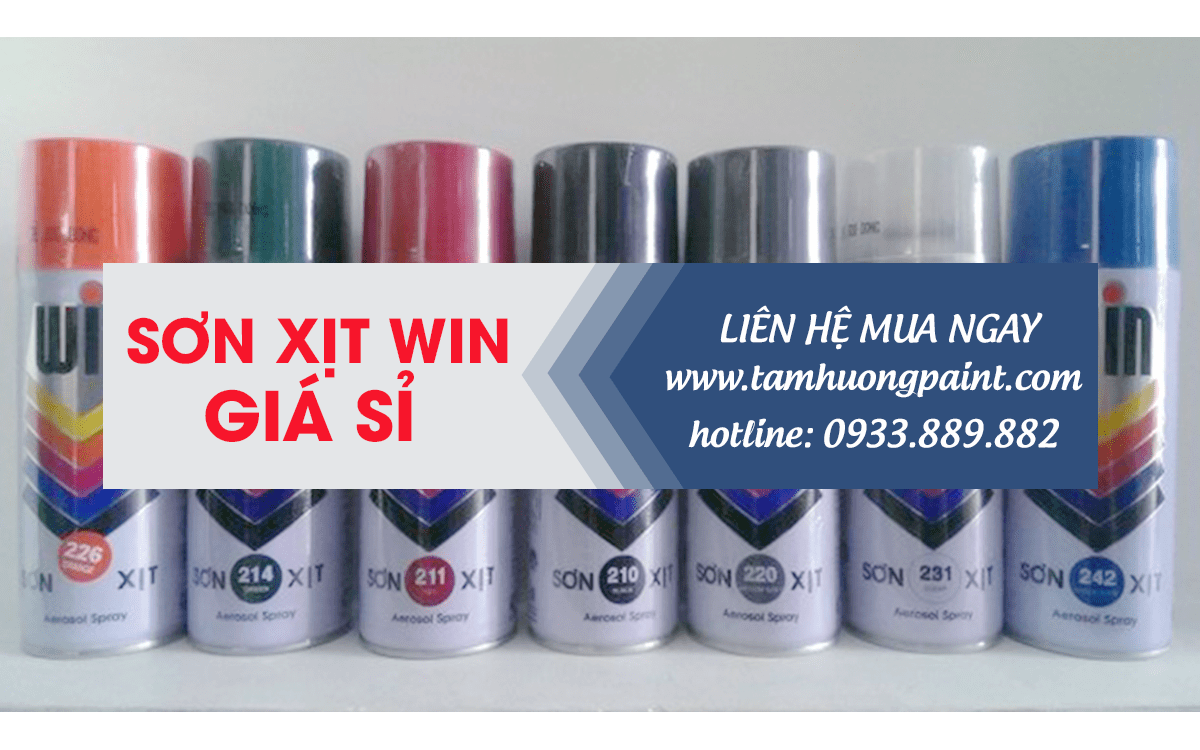 ĐẠI LÝ SƠN XỊT WIN TPHCM |SƠN XỊT WIN GIÁ SỈ