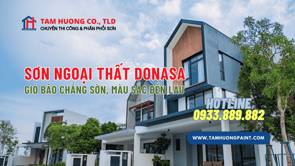 Sơn Ngoại Thất DONASA Các Loại | Giao Hàng Tận Nơi